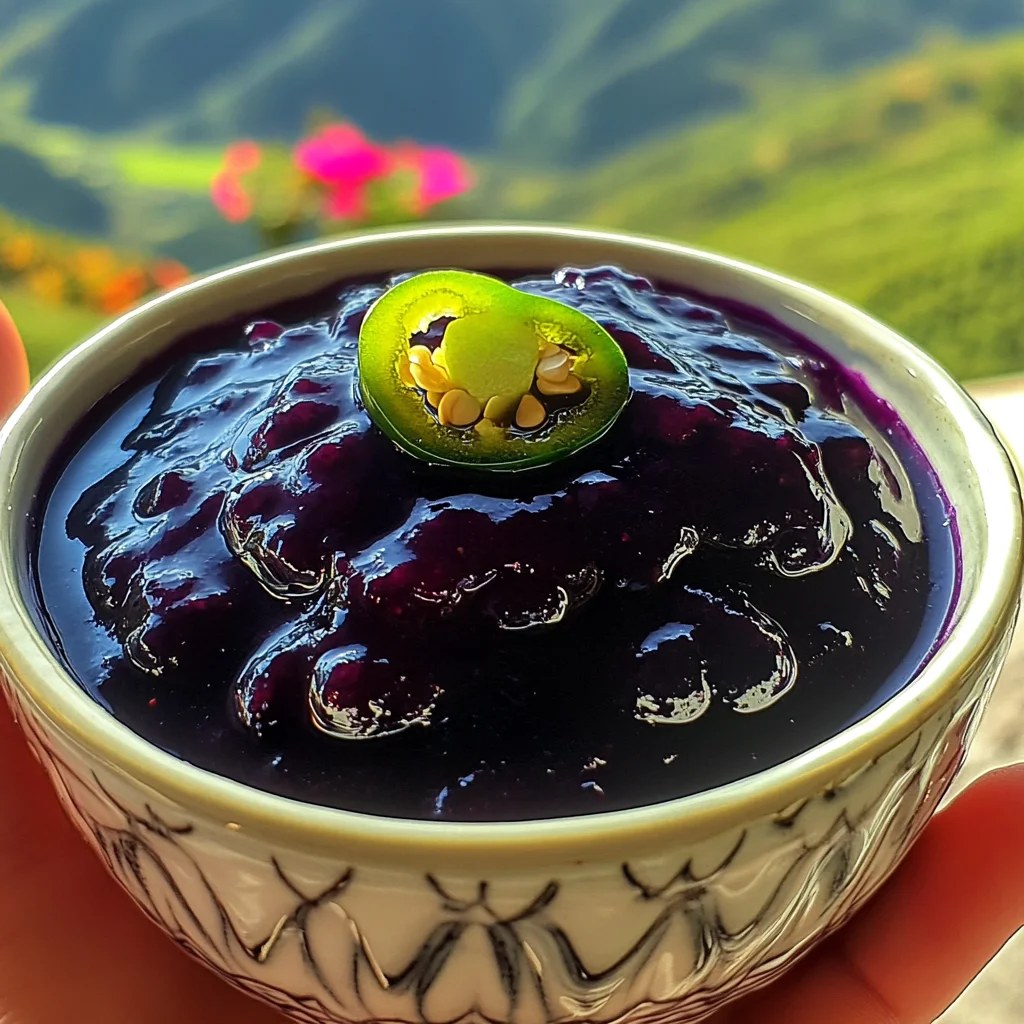 Easy Sweet & Spicy Blueberry Jalapeño Jam Recipe