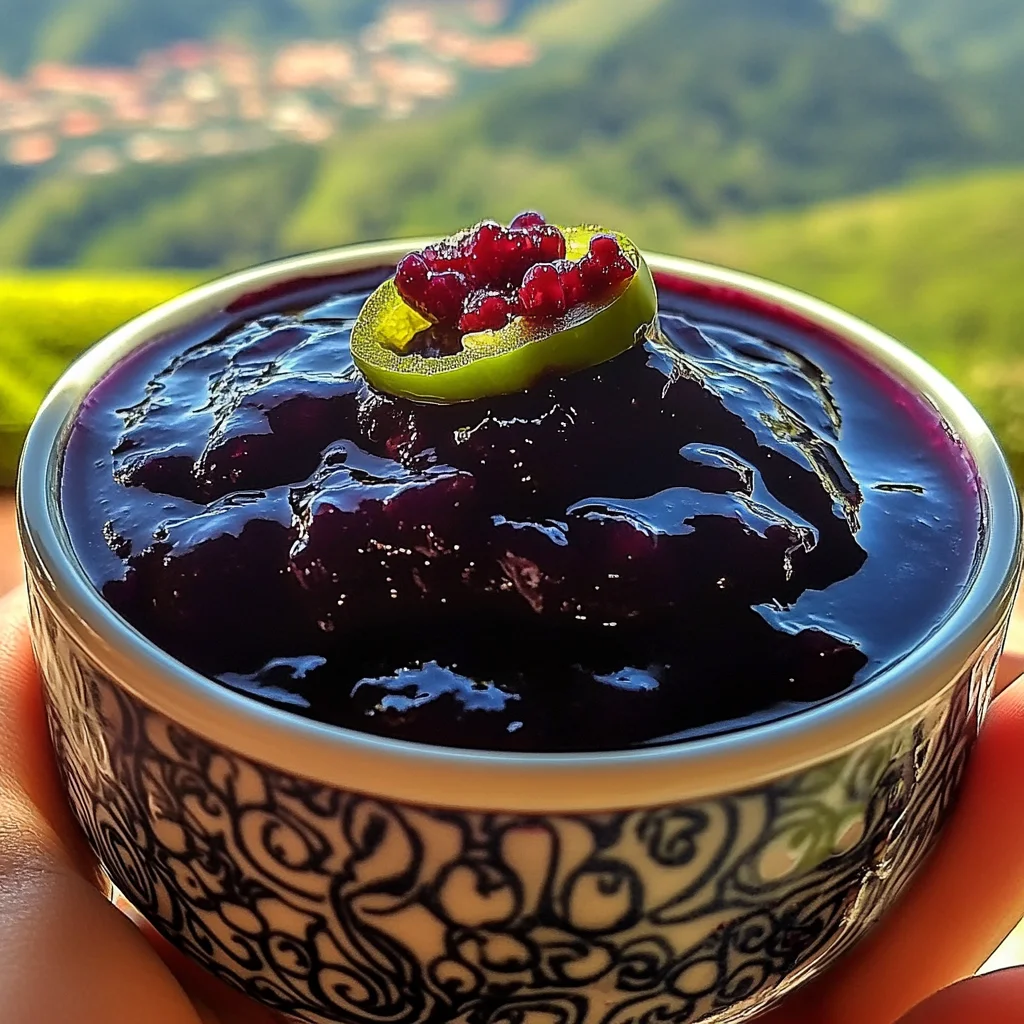 Easy Sweet & Spicy Blueberry Jalapeño Jam Recipe