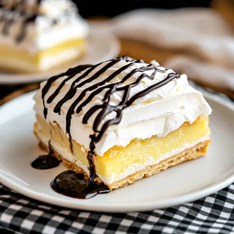 Easy Classic Cream Puff Cake Recipe