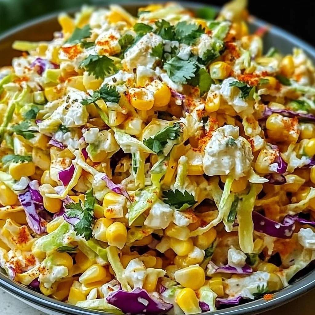 Mexican Street Corn Coleslaw Recipe