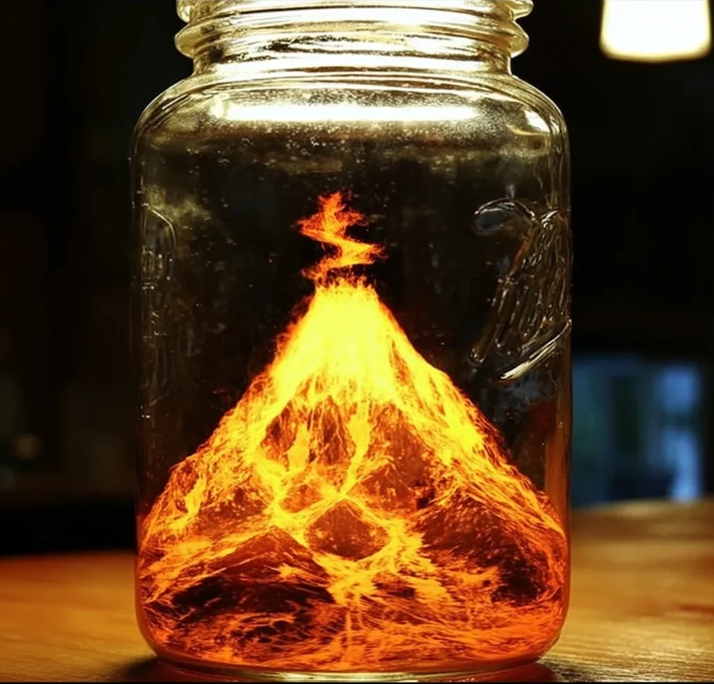 Easy Mini Volcano in a Jar: Fun Science Experiment for Kids